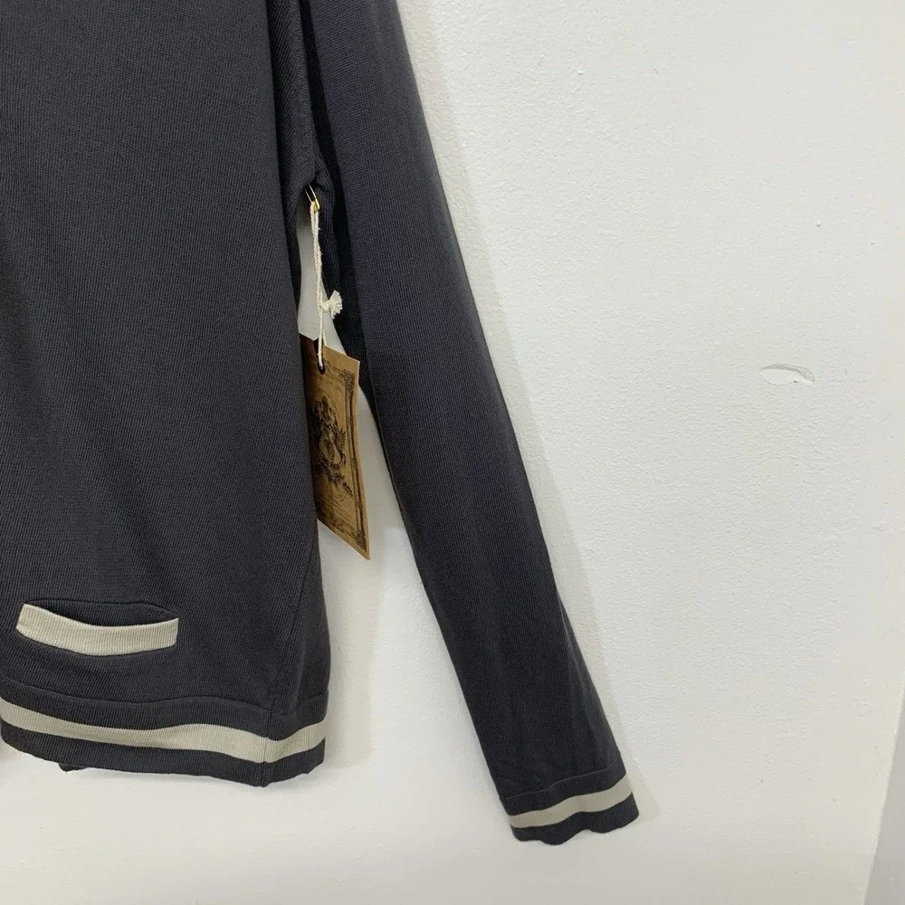 Sweaters | Jon Gray Cardigan Men Button Up Xl Gray Organic Cotton ...